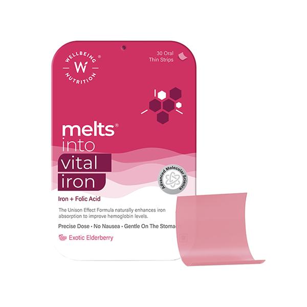 Buy Wellbeing Nutrition Melts Into Nano Iron Oral Thin Strip 30's Online at Discounted Price ...