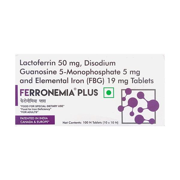 Buy FERRONEMIA PLUS Tablet 10's Online at Upto 25% OFF | Netmeds