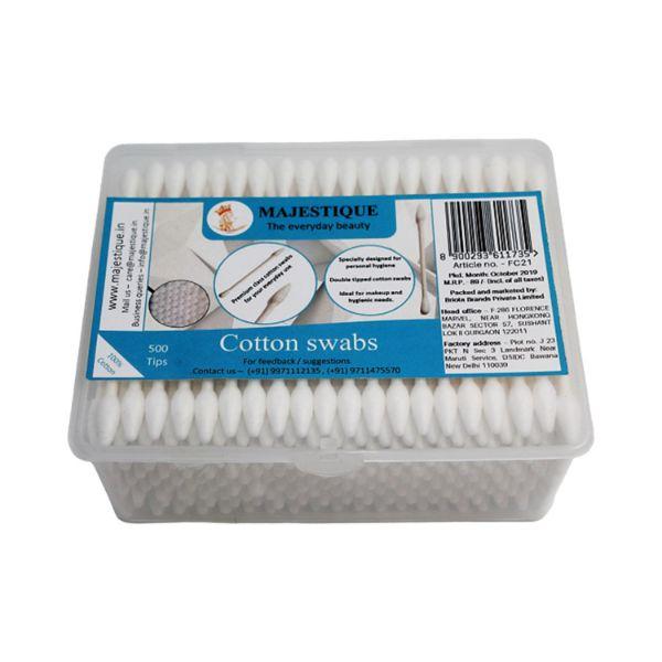 Buy Majestique Dual-Purpose Cotton Swab Set Cotton Stick Non-Woven ...