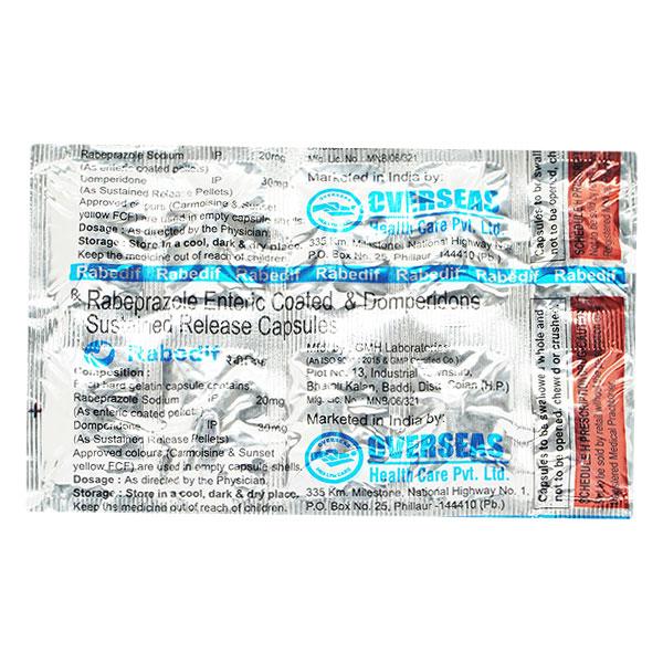 Buy RABEDIF Capsule 10's Online at Upto 25% OFF | Netmeds