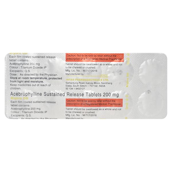 Bigbro OD Tablet 10'S Price, Uses, Side effects, Substitutes | Netmeds