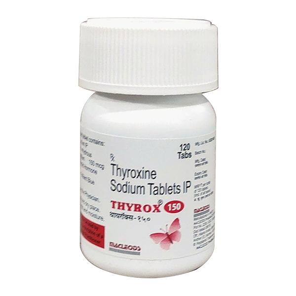 Buy THYROX 150 Tablet 120's Online at Upto 25% OFF | Netmeds