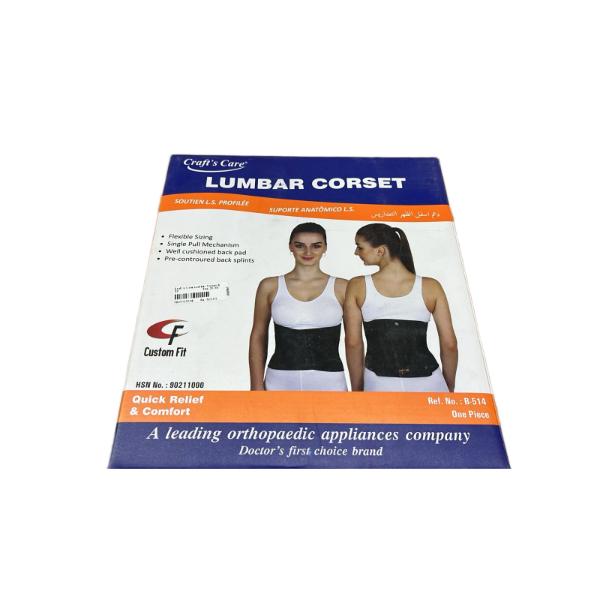 Craft's Care Lumbar Corset Support (B 514) (M) 1's