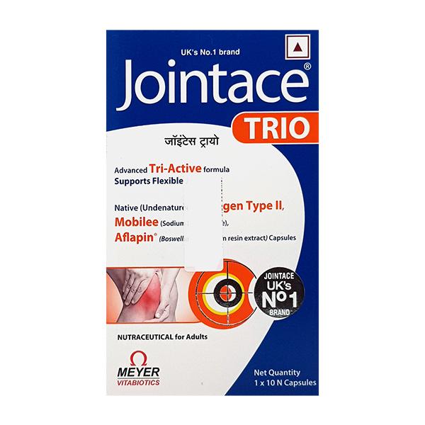 Buy JOINTACE TRIO Capsule 10's Online at Upto 25% OFF | Netmeds