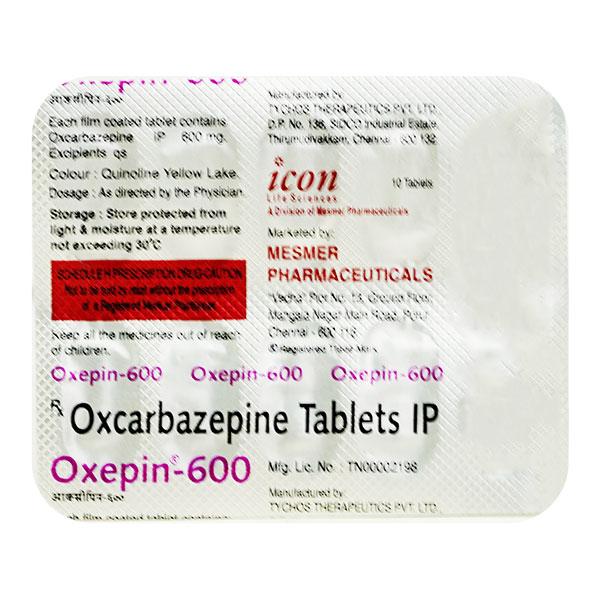 Oxepin 600mg Tablet 10'S Price, Uses, Side effects, Substitutes | Netmeds