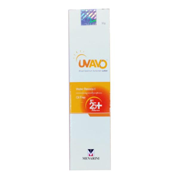 UV AVO SPF 25+ Lotion 30gm Price, Uses, Side effects, Substitutes | Netmeds