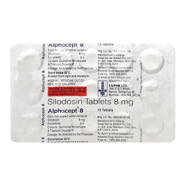 ALPHACEPT 8 Tablet 15's Price, Uses, Side effects, Substitutes | Netmeds