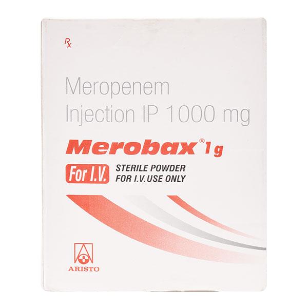 Buy Merobax 1gm Injection 1's Online at Upto 25% OFF | Netmeds