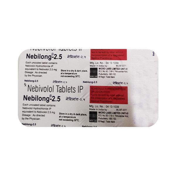 NEBILONG 2.5 Tablet 15's : Price, Uses, Side Effects | Netmeds