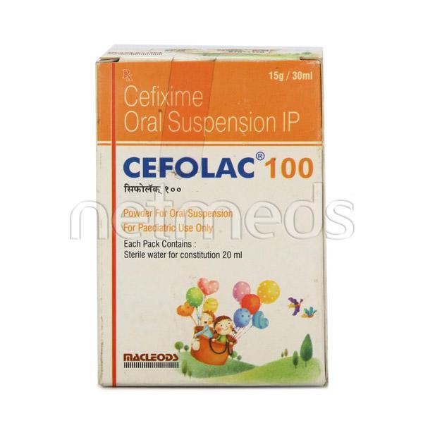 Cefolac 100mg Oral Suspension 30ml : Price, Uses, Side Effects | Netmeds