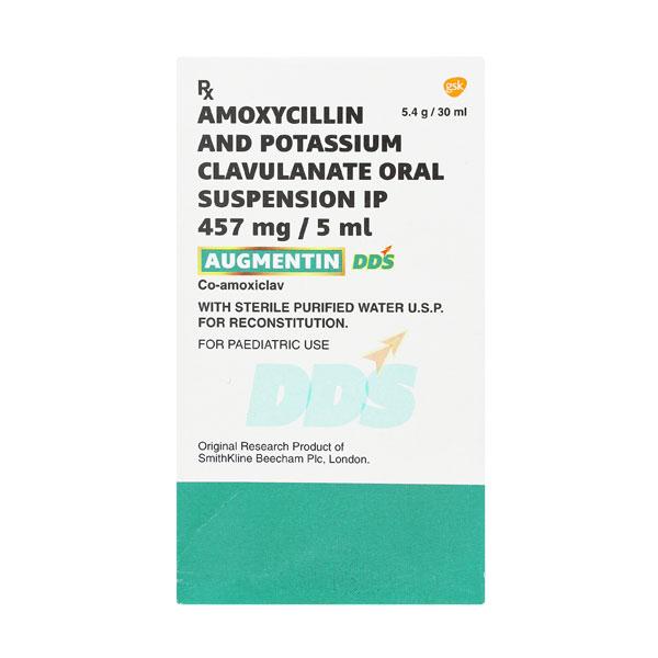 AUGMENTIN DDS Oral Suspension 30ml Price, Uses, Side effects ...