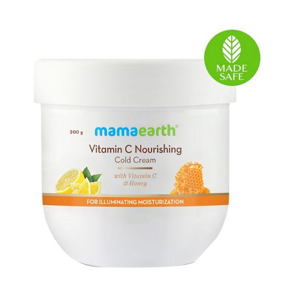 Buy Mamaearth Vitamin C Nourishing Cold Cream for Face & Body with ...