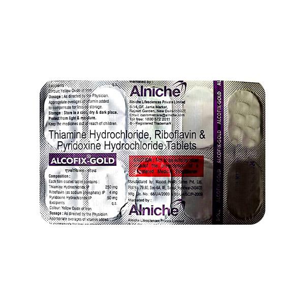 Buy ALCOFIX GOLD Tablet 10's Online at Upto 25% OFF | Netmeds