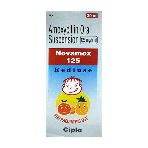 NOVAMOX 125 Oral Suspension 30ml Price, Uses, Side effects, Substitutes ...