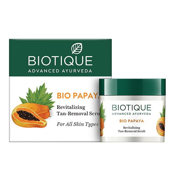 Buy Biotique Bio Papaya Tan Removal Brightening & Revitalizing Face ...