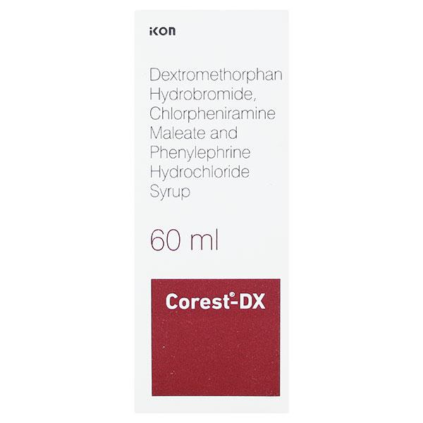 COREST DX Syrup 60ml Price, Uses, Side effects, Substitutes | Netmeds