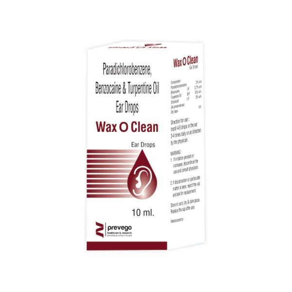 WAX O CLEAN Ear Drops 10ml Price, Uses, Side effects, Substitutes | Netmeds