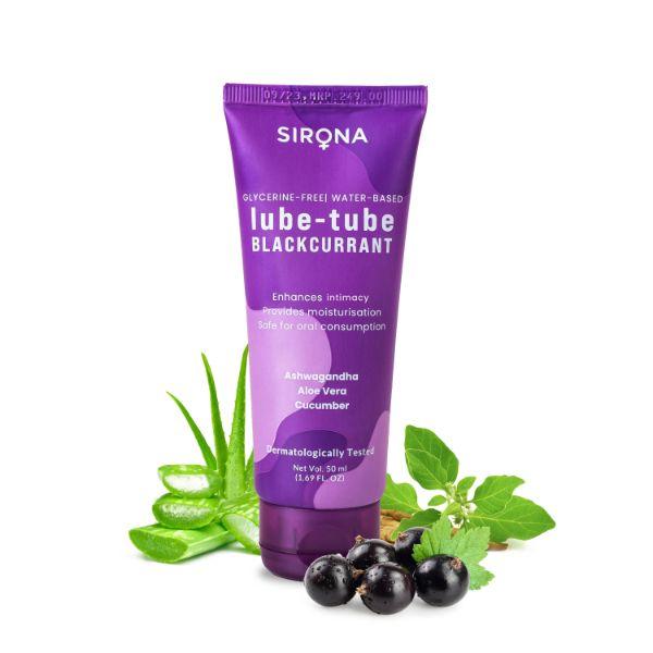 Buy Sirona Glycerine Free Water Based Lube Tube Gel - Blackcurrant 50 ...