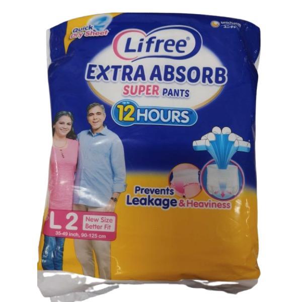Lifree Extra Absorb Super Pants (L) 2's