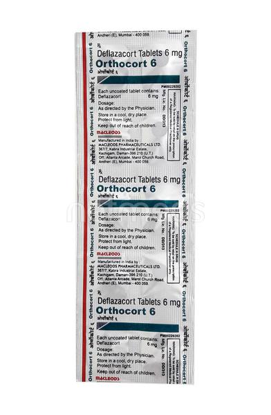 Buy Orthocort 6mg Tablet 10'S Online at Upto 25% OFF | Netmeds
