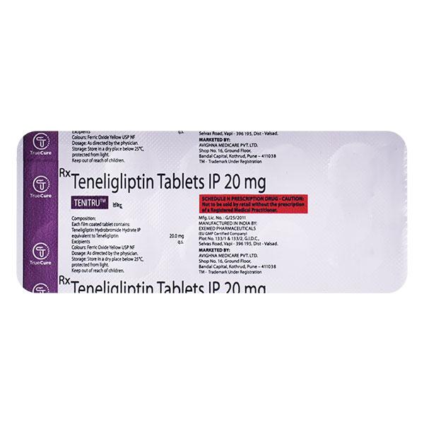 TENITRU Tablet 10's : Price, Uses, Side Effects | Netmeds