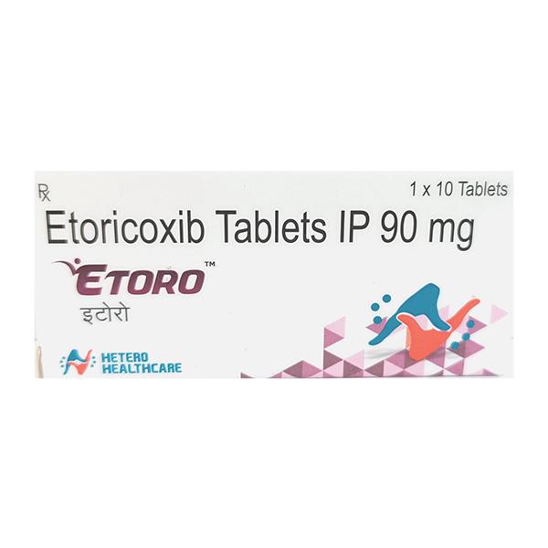 Buy ETORO 90mg Tablet 10's Online at Upto 25% OFF | Netmeds