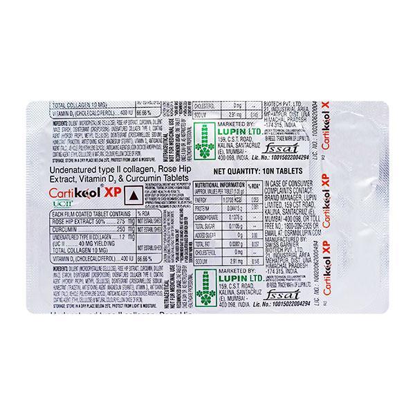 Buy CARTIKOOL XP Tablet 10's Online at Upto 25% OFF | Netmeds