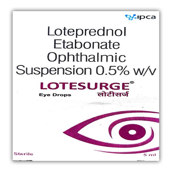 LOTESURGE Eye Drops 5ml Price, Uses, Side effects, Substitutes | Netmeds