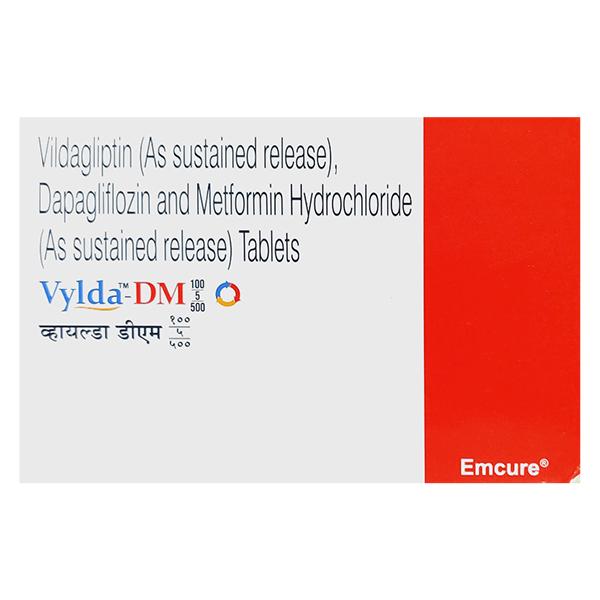 VYLDA DM 100/5/500 Tablet 10's