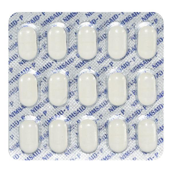 NIMSAID P Tablet 15's Price, Uses, Side effects, Substitutes | Netmeds