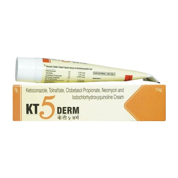 KT 5 DERM Cream 15gm : Price, Uses, Side Effects | Netmeds