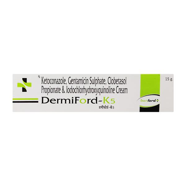 DERMIFORD K5 Cream 15gm : Price, Uses, Side Effects | Netmeds