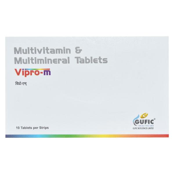 VIPRO M Tablet 10's : Price, Uses, Side Effects | Netmeds