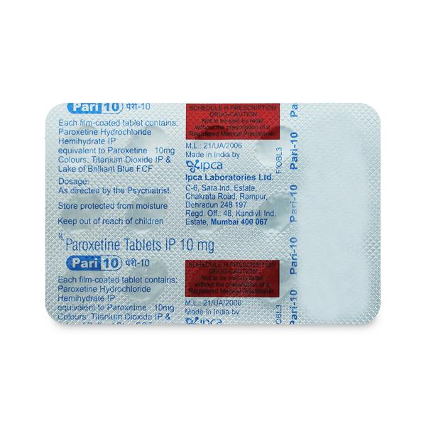 PARI 10mg Tablet 15's : Price, Uses, Side Effects | Netmeds
