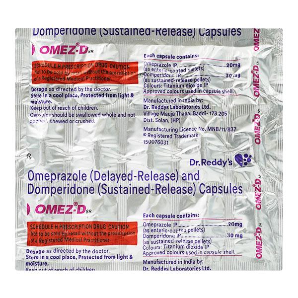 Omez D: 20% OFF on Omez DSR Capsule 15'S Online | Netmeds