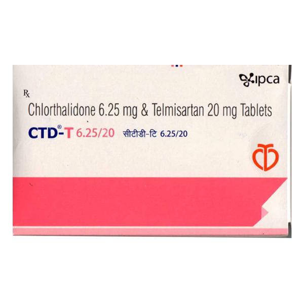 CTD T 6.25/20 Tablet 15's : Price, Uses, Side Effects | Netmeds