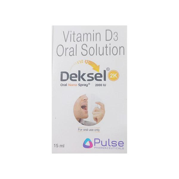 Buy Deksel 2k Oral Nano Spray 15ml Online at Upto 25% OFF | Netmeds