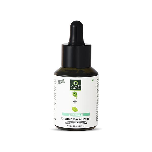 Buy Organic Harvest Organic Face Serum with Spinach of Acne 30ml Online ...