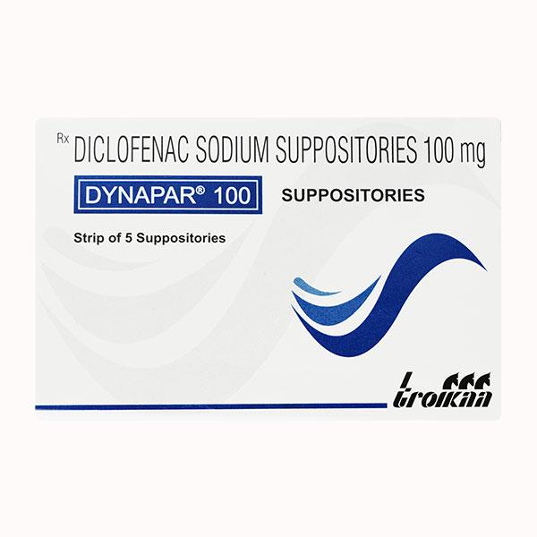 DYNAPAR 100mg Suppositories 5's Price, Uses, Side effects, Substitutes ...