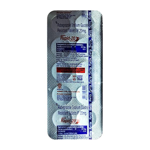 Rapid 20mg Tablet 10'S - Buy Medicines online at Best Price from ...