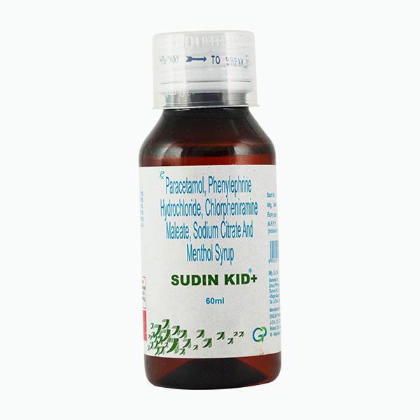 Sudin Kid+ Syrup 60ml Price, Uses, Side effects, Substitutes | Netmeds