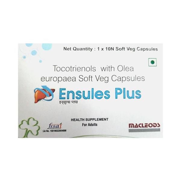 Buy ENSULES PLUS (VEG) Capsule 10's Online at Upto 25% OFF | Netmeds