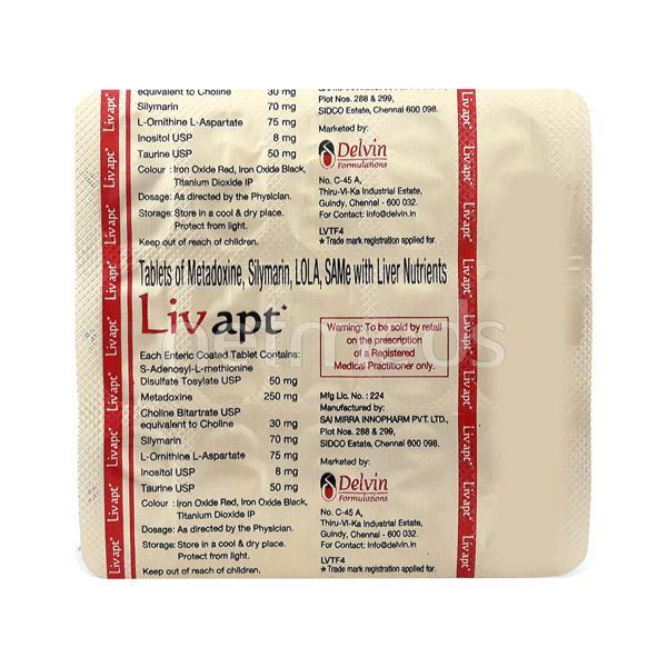 Buy Liv apt Tablet 15'S Online at Upto 25% OFF | Netmeds