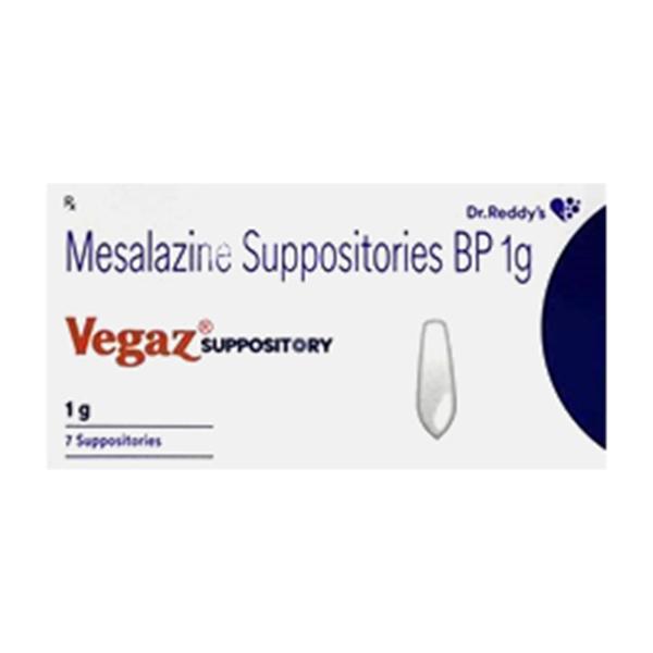Buy VEGAZ 1g Suppositories 7's Online | Netmeds