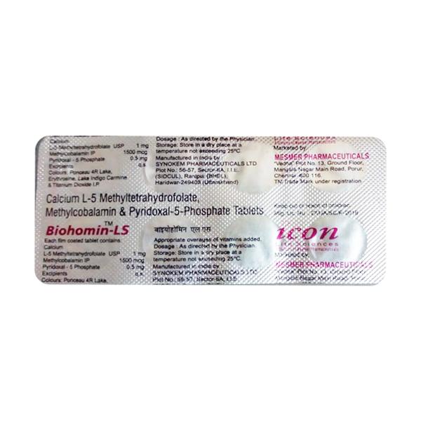 Buy BIO Homin LS Tablet 10'S Online at Upto 25% OFF | Netmeds