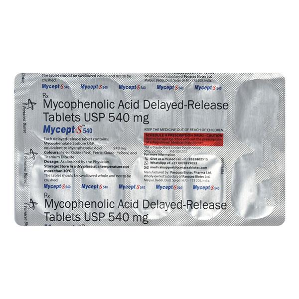 Buy Mycept S 540mg Tablet 10'S Online at Upto 25% OFF | Netmeds