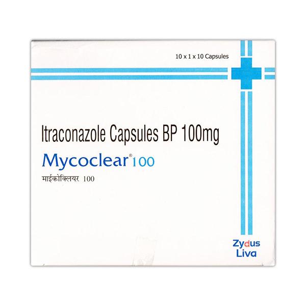 Buy MYCOCLEAR 100 Capsule 10's Online at Upto 25% OFF | Netmeds