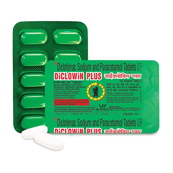 Diclowin Plus Tablet 10'S - Price, Uses, Side Effects | Netmeds