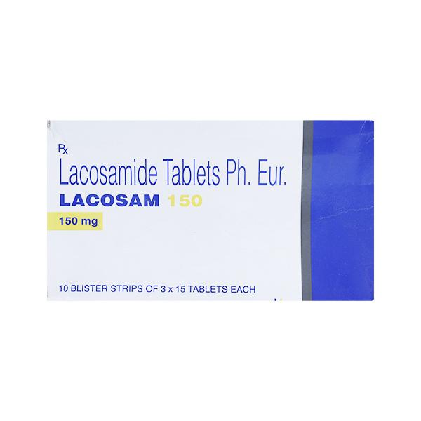 LACOSAM 150 Tablet 15's Price, Uses, Side effects, Substitutes | Netmeds