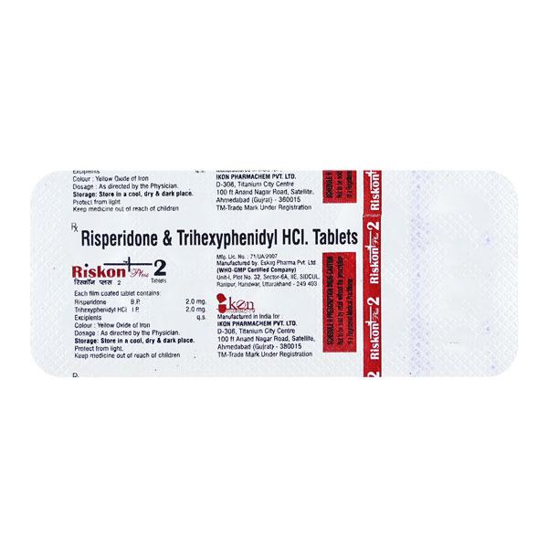 Buy RISKON PLUS 2 Tablet 10's Online at Upto 25% OFF | Netmeds